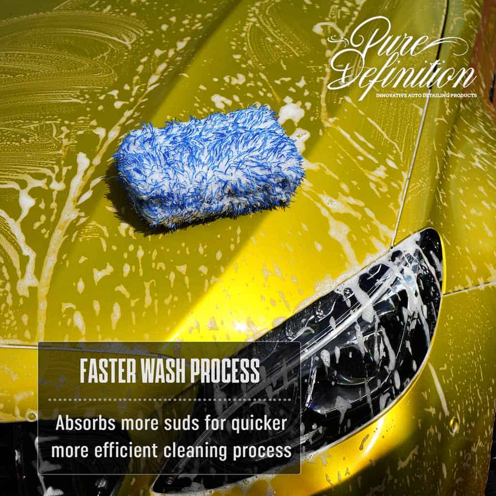 Microfibre Wash Pad | Safe Scratch Free Car Washing & Cleaning