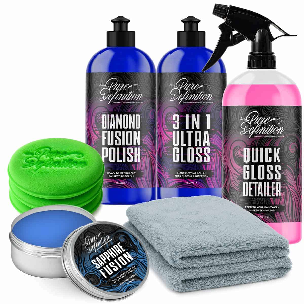 Blue Polish & Wax Kit - Pure Definition
