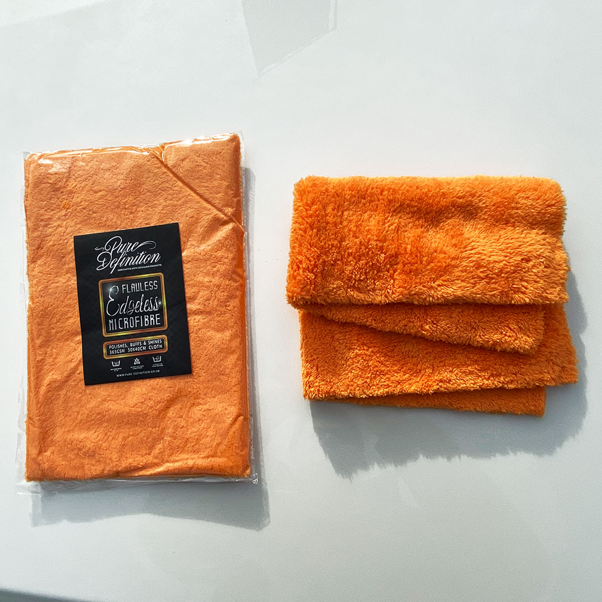 Flawless Edgeless Microfibre Cloths | Car Cleaning Paintwork Care