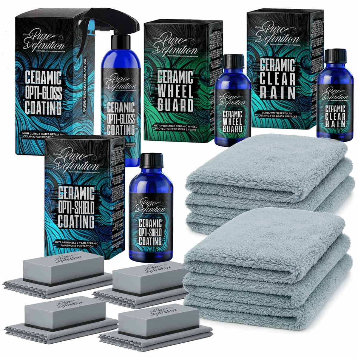 Ceramic Coating Complete | Kit for Paint Wheel & Glass Protection